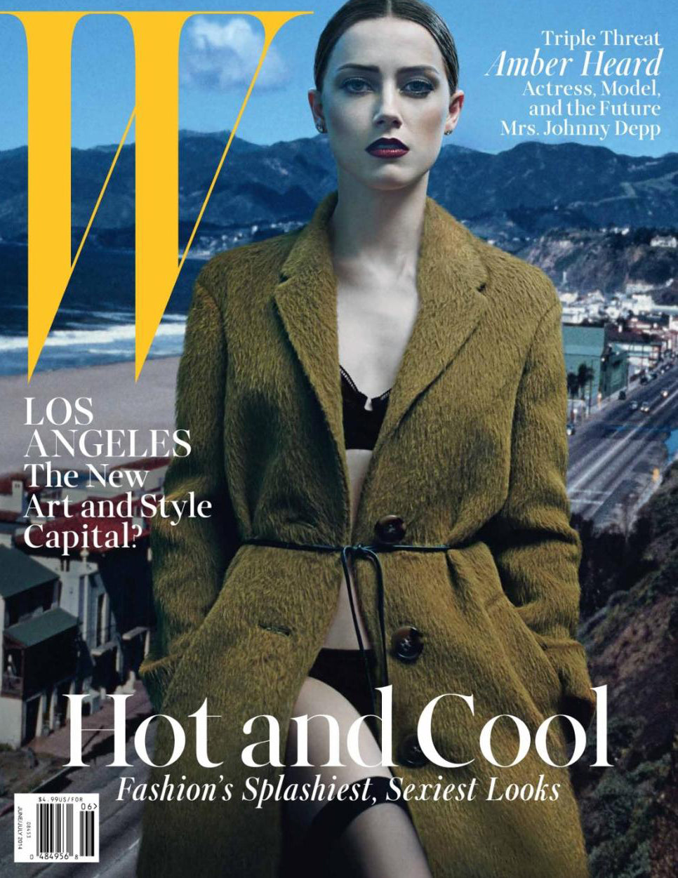 Amber Heard in W Magazine – DEBORAH MARQUIT